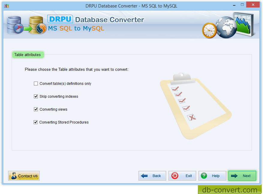 MSSQL To MySQL Database Converter Software Screenshots Data Base Migration
